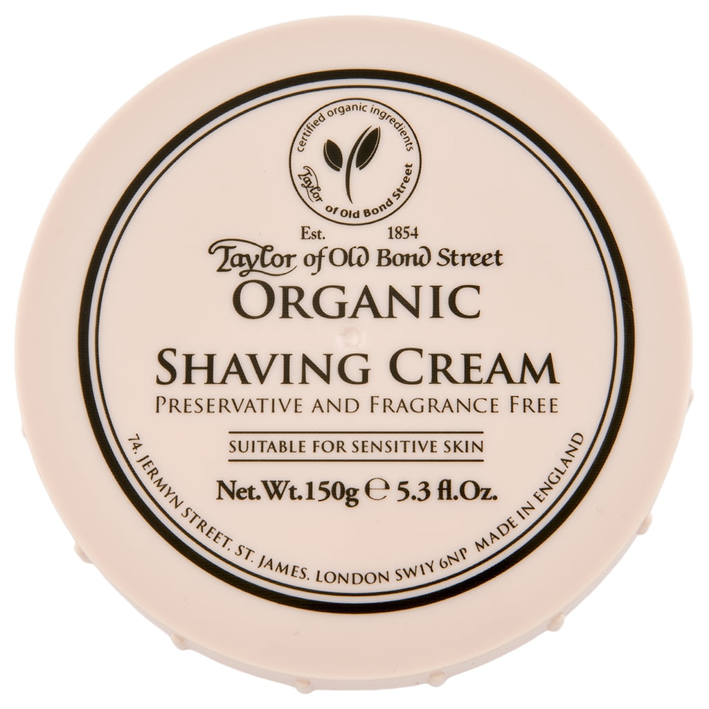 Taylor of Old Bond Street Organic Shaving Cream Bowl, 5.3 oz, Paraben ...