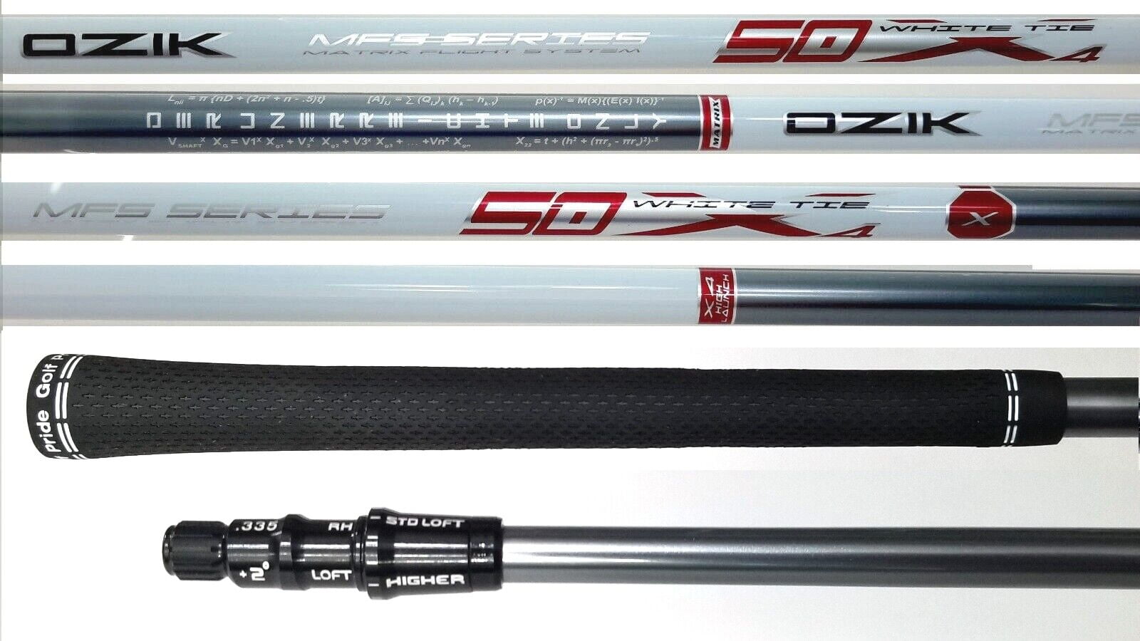 TaylorMade 50X Stiff OZIK HIGH LAUNCH LONG DRIVE DRIVER SHAFT Qi10 ...