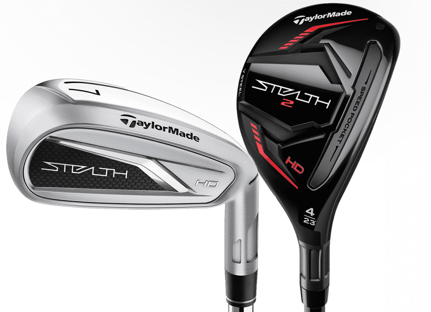 TaylorMade Golf Stealth HD Combo Irons 4H,5H,6-PW Senior Flex Graphite ...