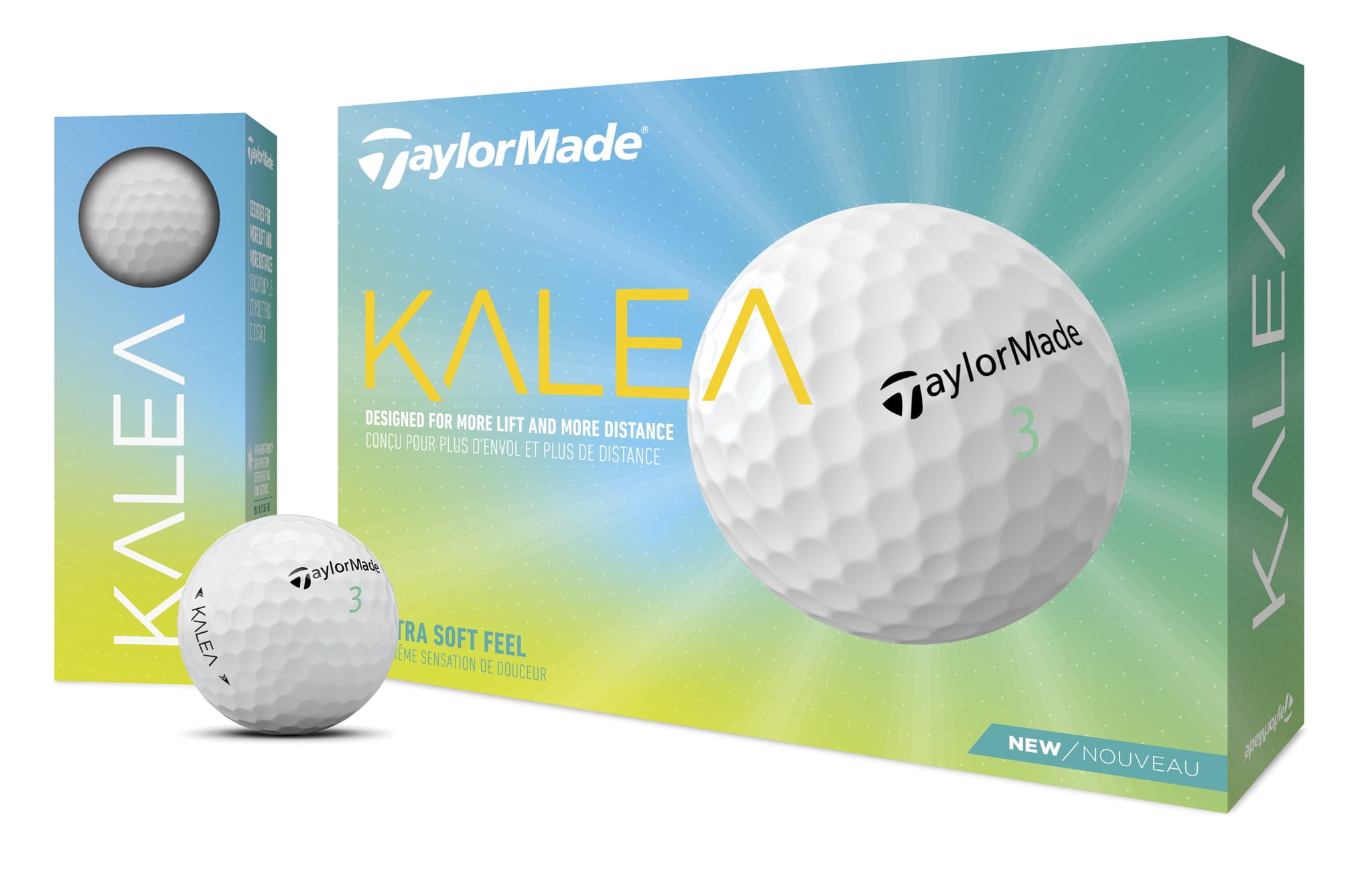 TaylorMade Kalea White Women's Golf Balls 12BP - Walmart.com