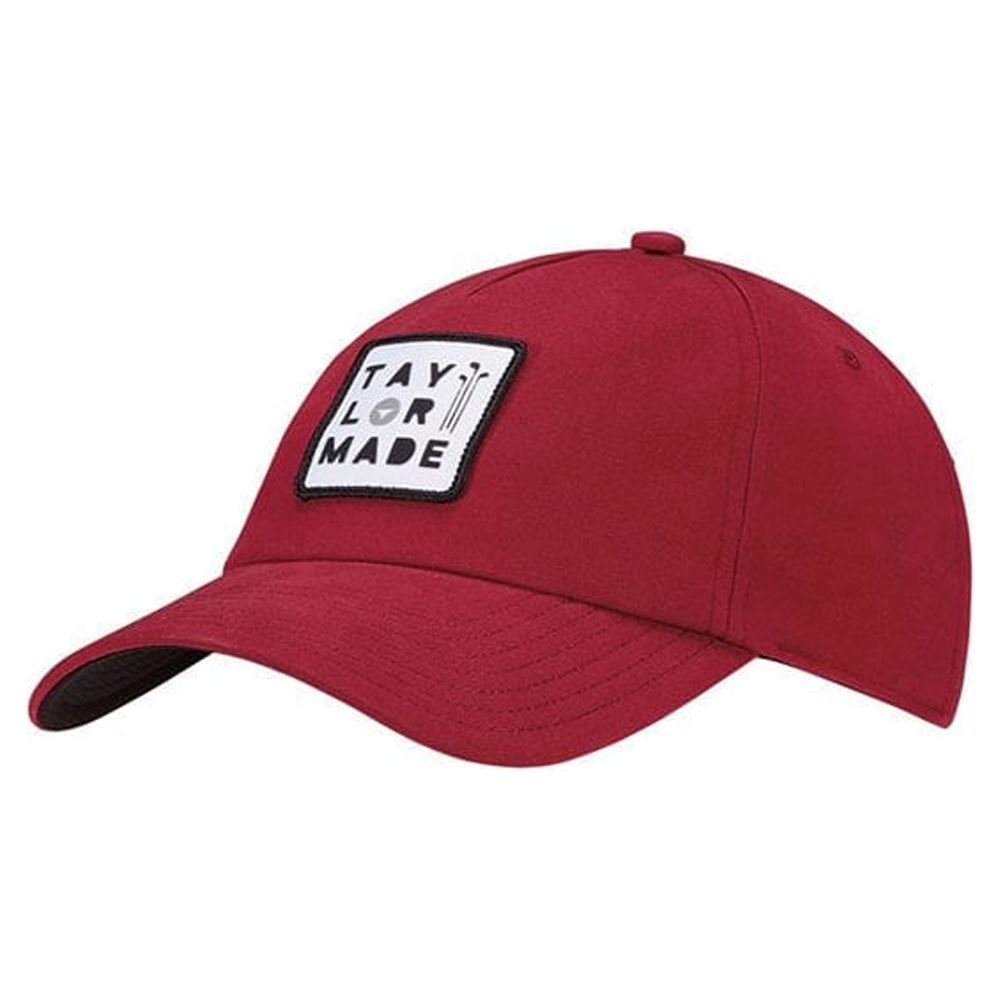 TaylorMade LS 5 Panel Cap - red - Walmart.com