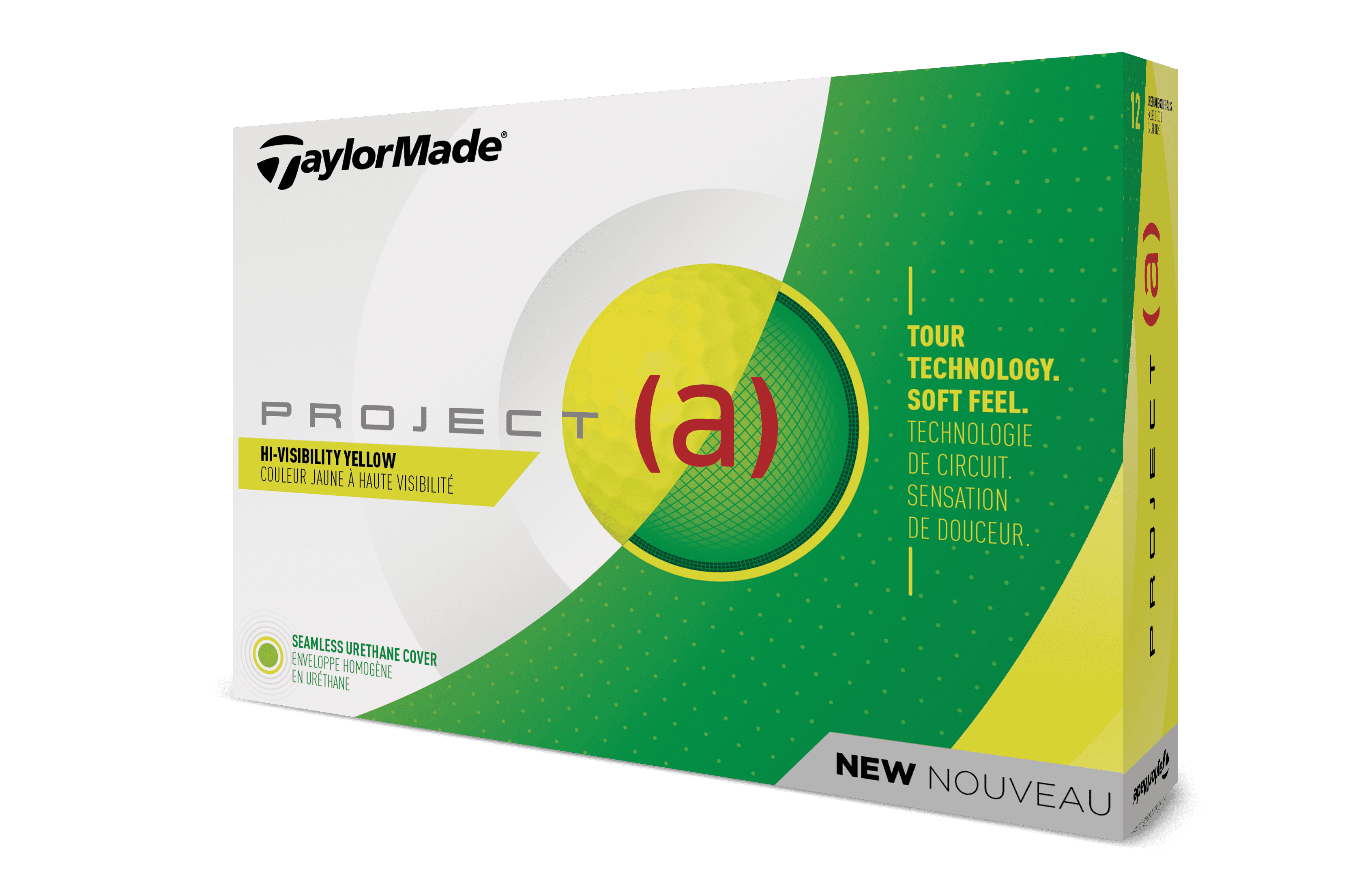 TaylorMade Project (a) Yellow Golf Balls 12 Pack - Distance, Greenside ...