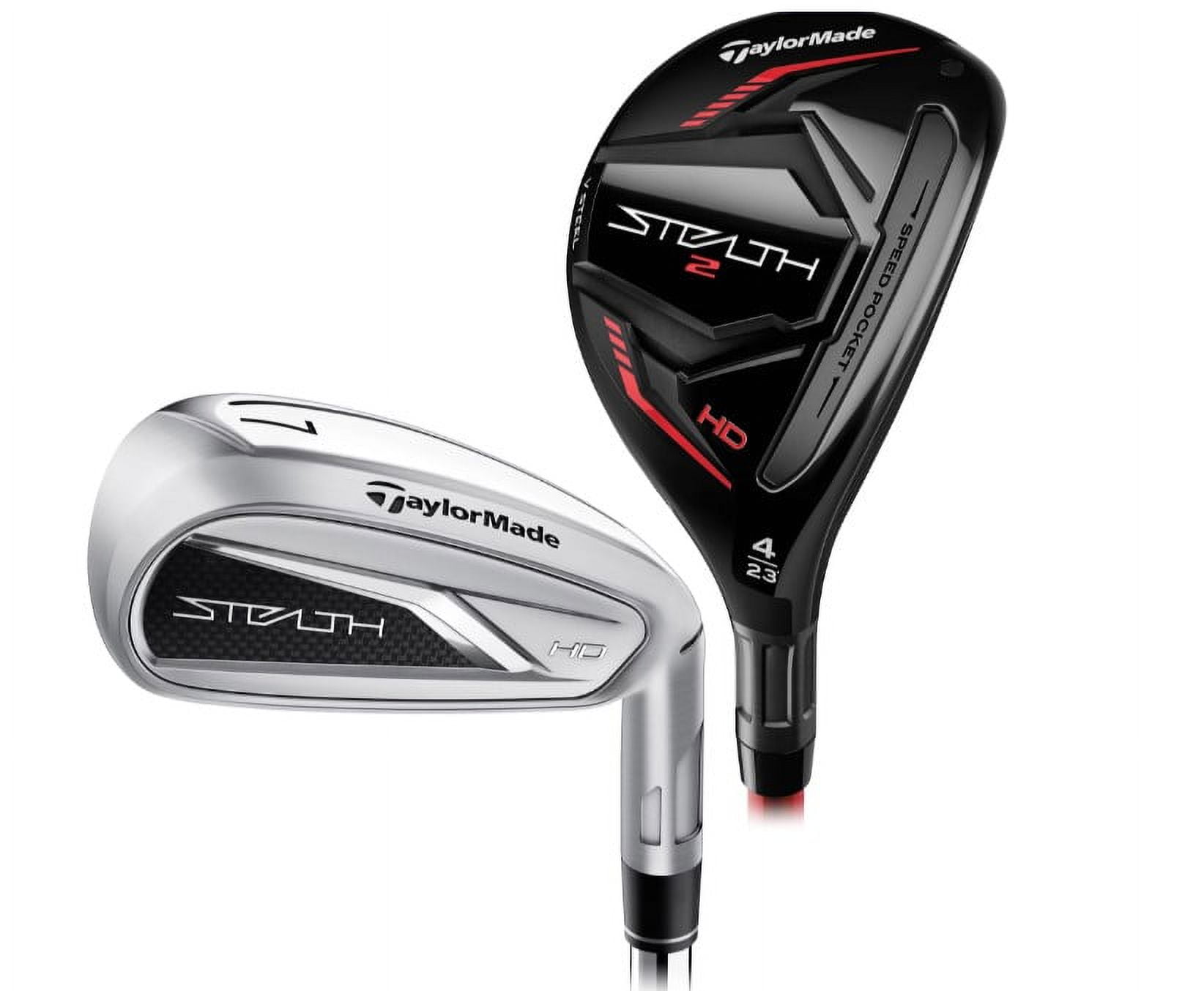 TaylorMade STEALTH 2 HD Combo 4-PW Iron Set Regular Steel New - Walmart.com