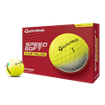 TaylorMade Speed Soft Golf Balls 12pk, Yellow - Walmart.com