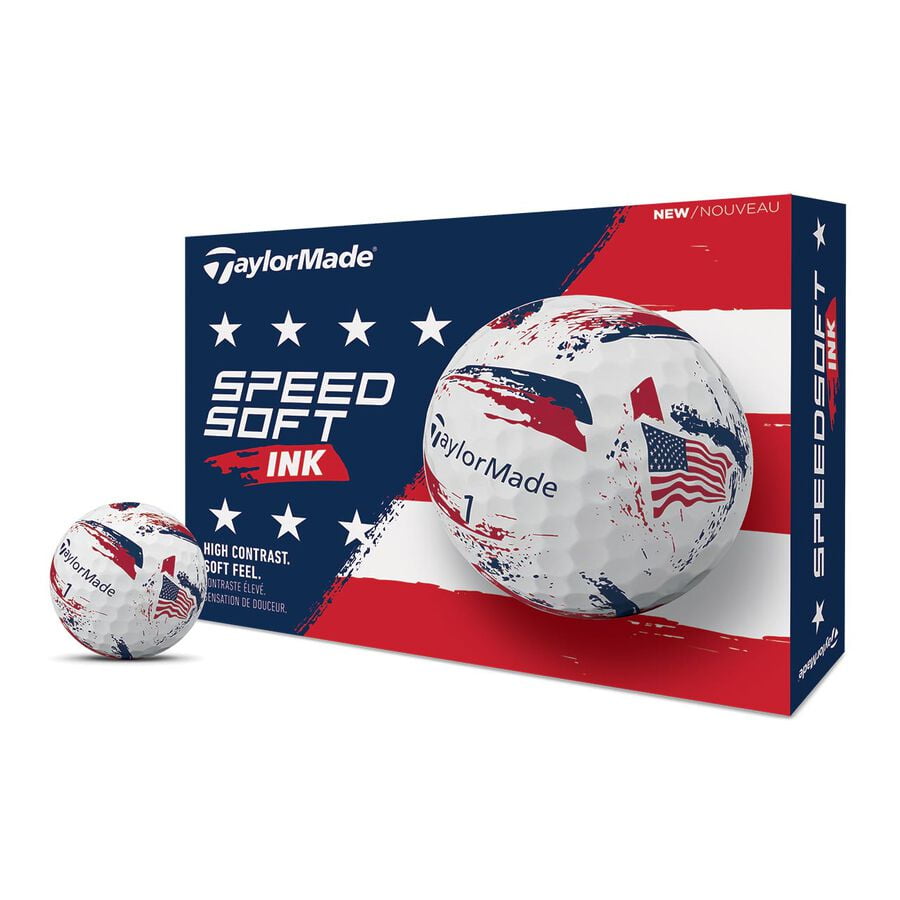 TaylorMade SpeedSoft Ink 12pk Golf Balls, USA - Walmart.com