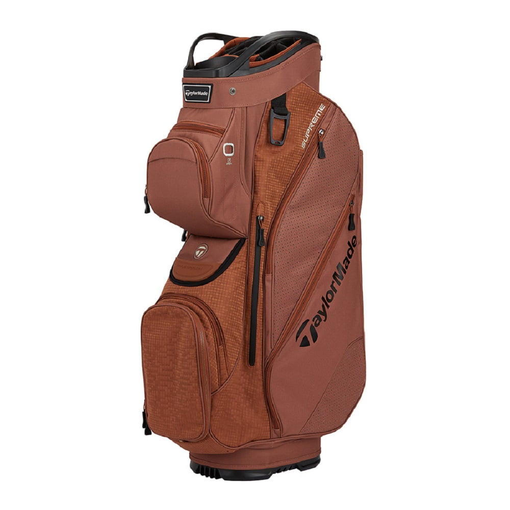 NEW TaylorMade Golf TM23 Supreme Cart Bag 14-Way - Brown - Walmart.com