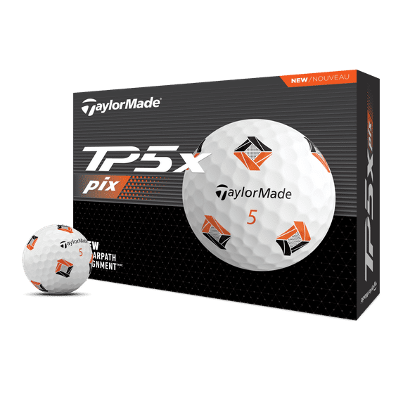 TaylorMade, Golf Balls, TP5X Pix, Better Aerodynamics - Walmart.com