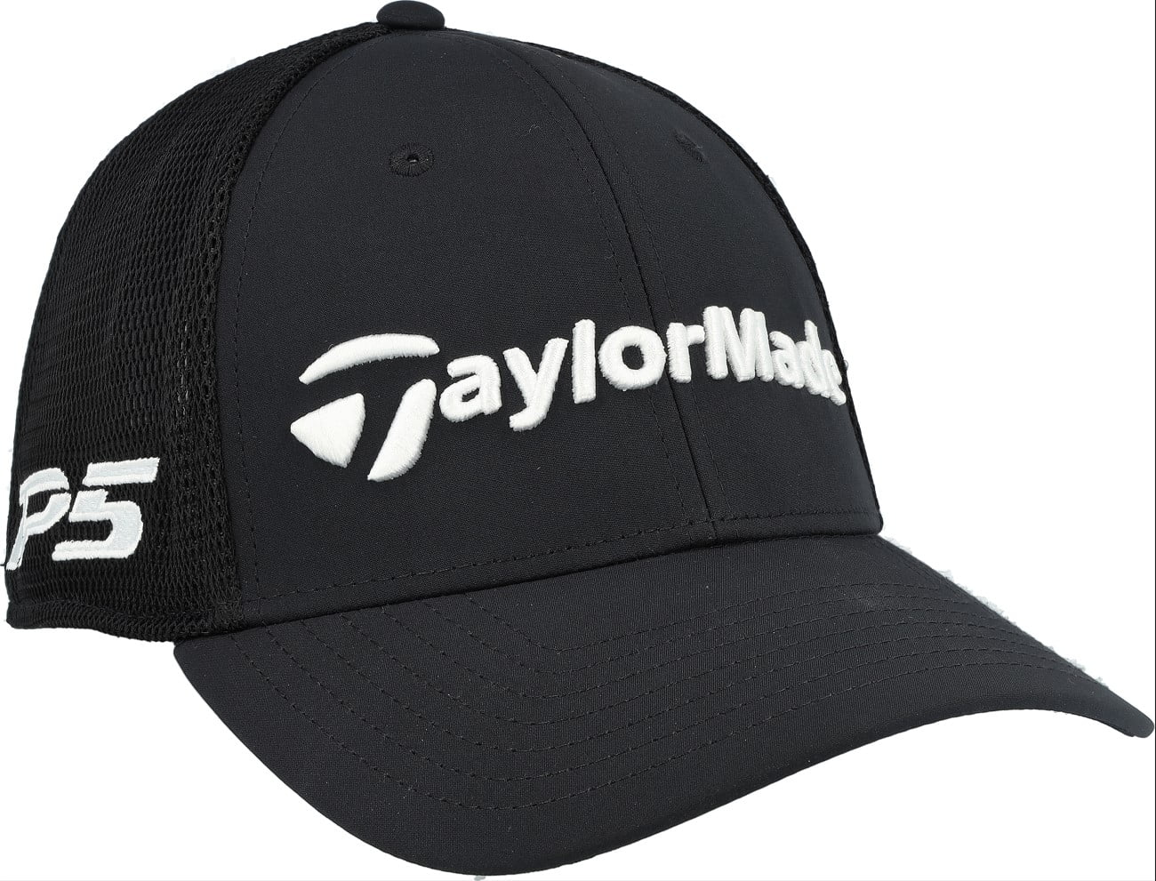 TaylorMade Tour Cage 23 Cap, Black, Breathable Mesh, Fitted Comfort ...