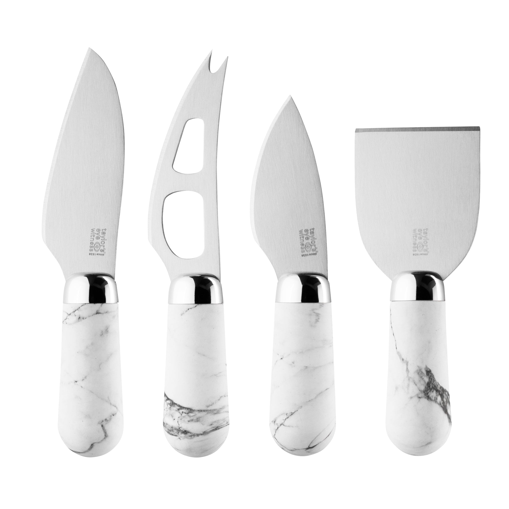 Taylors Eye Witness Cheese Knife set 4 Marble Steel Brooklyn Walmart