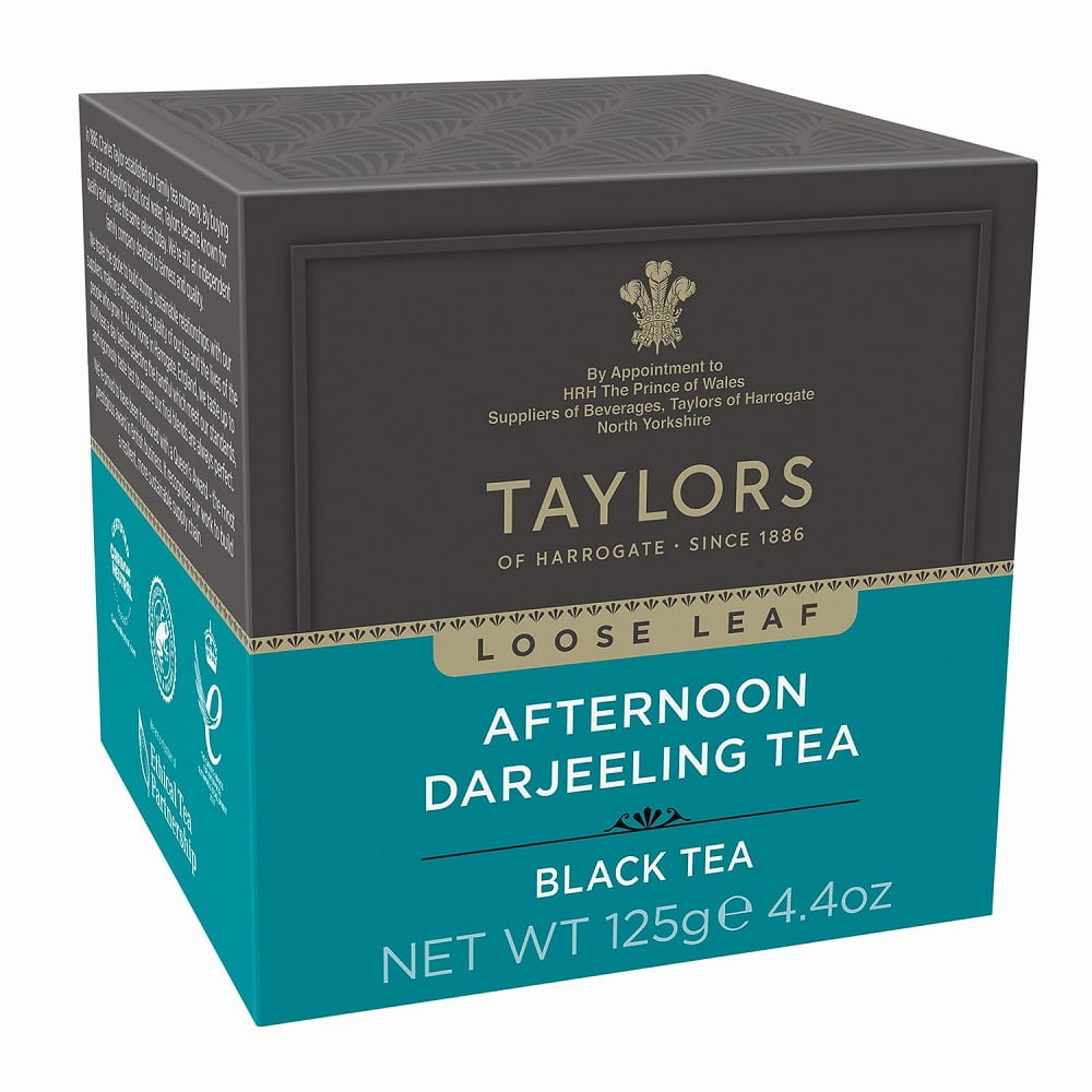 Taylors of Harrogate Afternoon Darjeeling Black Tea Loose Leaf 4.4oz ...