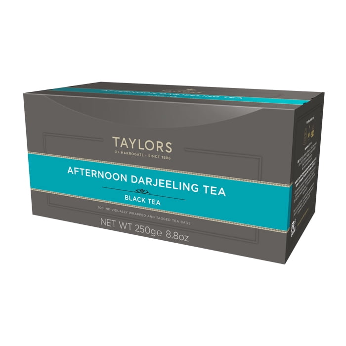 Taylors of Harrogate Afternoon Darjeeling Tea, 100 Tea Bags - Walmart.com