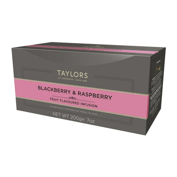 Taylors of Harrogate Blackberry & Raspberry, Herbal Tea, Individually ...