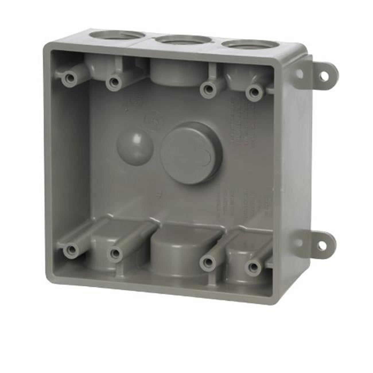 Taymac PDB77550GY Plastic Weatherproof Outlet Box Gray - Walmart.com