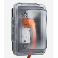 ENERLITES Weatherproof Bubble Cover for GFCI Outlet Receptacle, 2-Gang ...