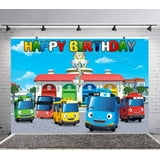 Tayo Little Bus Backdrop Banner Party Supplies Poster Movie Theme ...