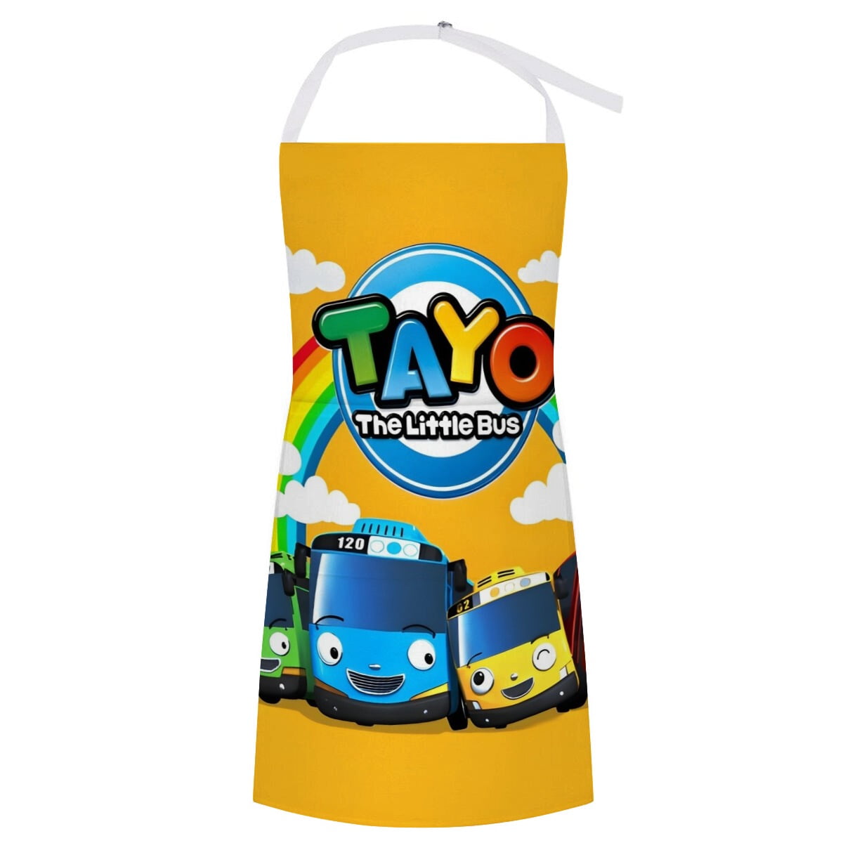 Tayo Little Bus Pattern Apron Fashionable And Durable The Focus Of ...