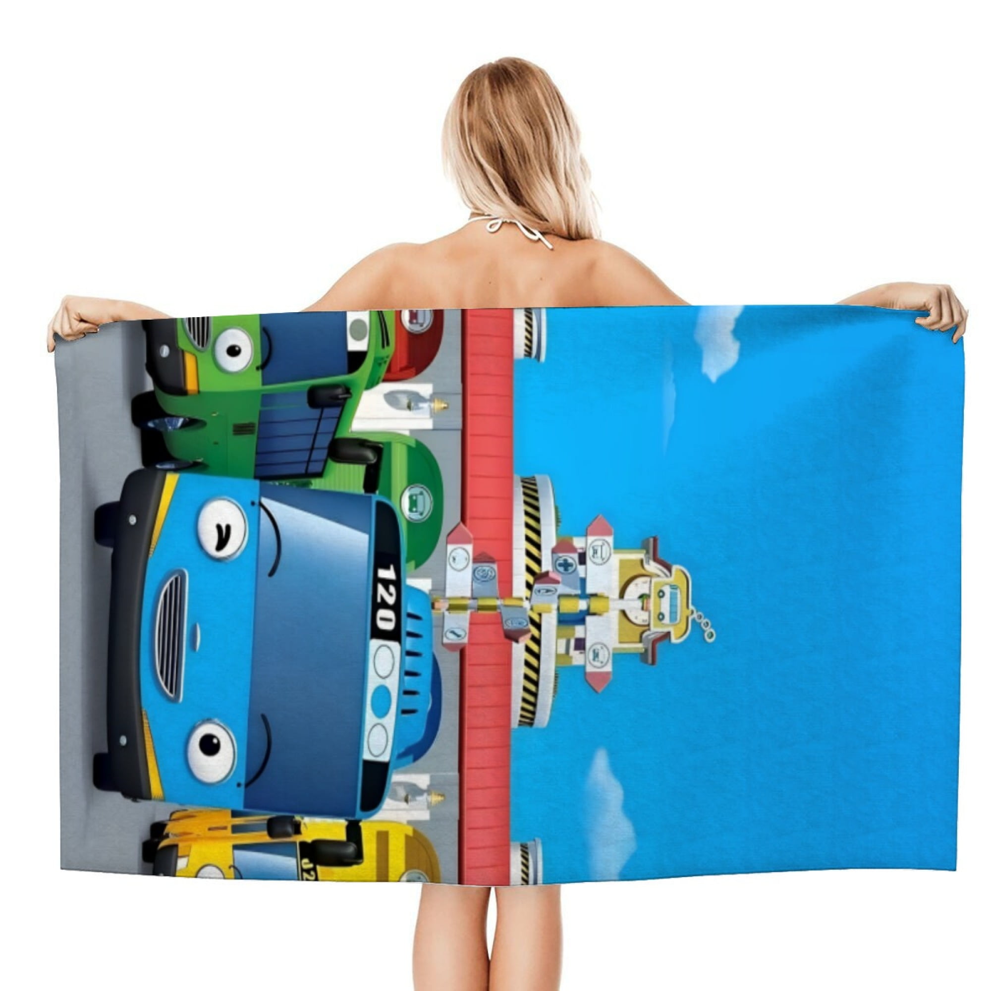 Tayo little bus Gifts Beach Towel for Women Girl Or Boy Birthday ...