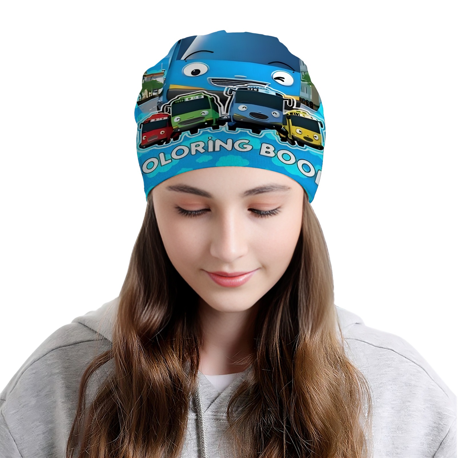 Tayo little bus Knitted Beanie: Soft, warm, and stylish, with a ...