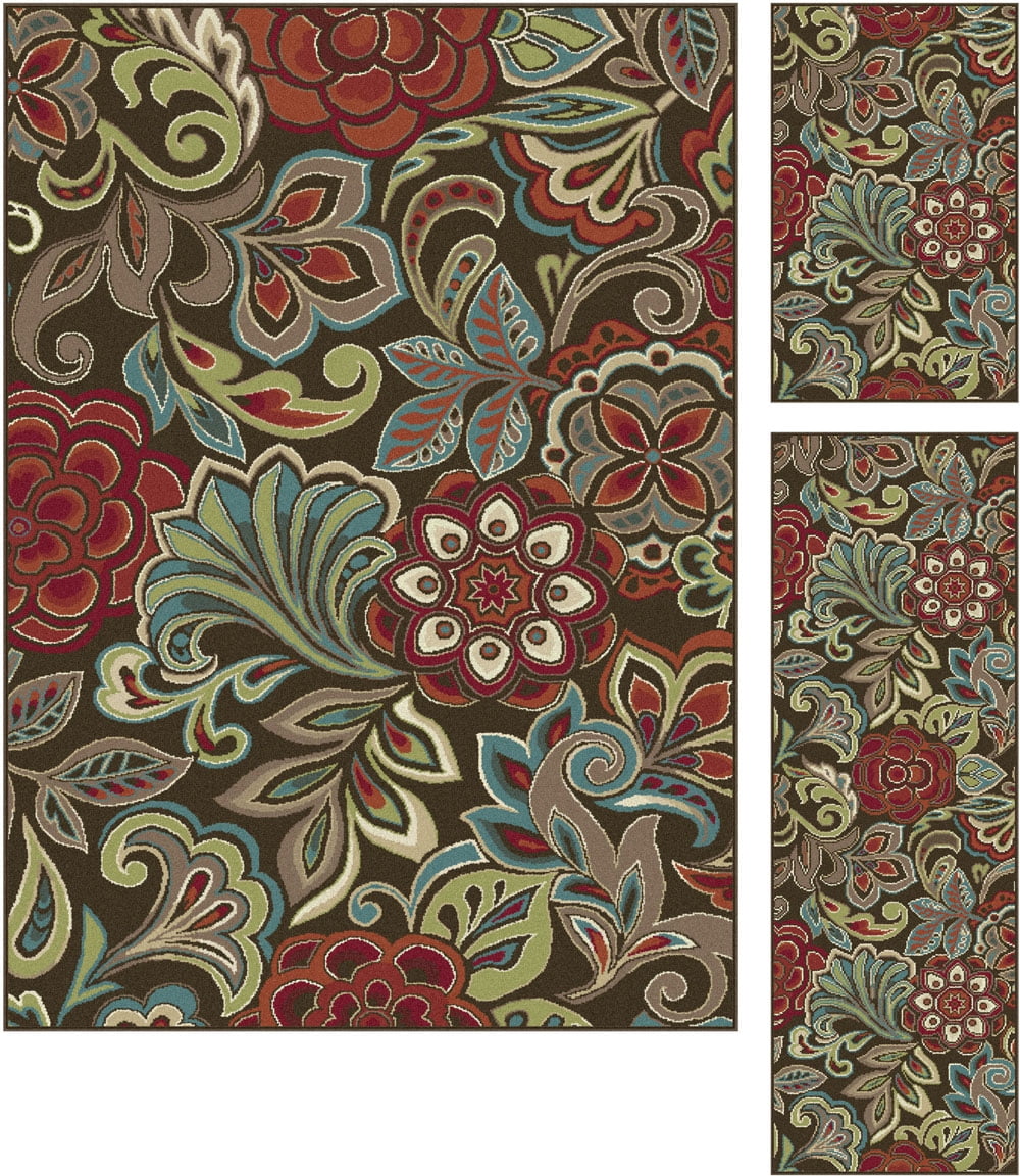 Tayse Area Rugs: Deco Rugs: DCO1024 Brown - Walmart.com