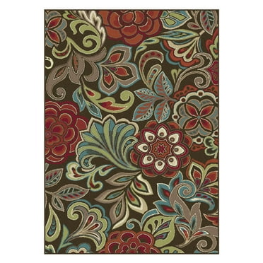 Tayse Area Rugs: Deco Rugs: DCO1024 Brown - Walmart.com