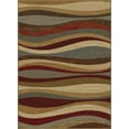 Tayse Elegance Area Rug 5420 MULTI Contemporary Multi Lines Waves 9' 3 ...
