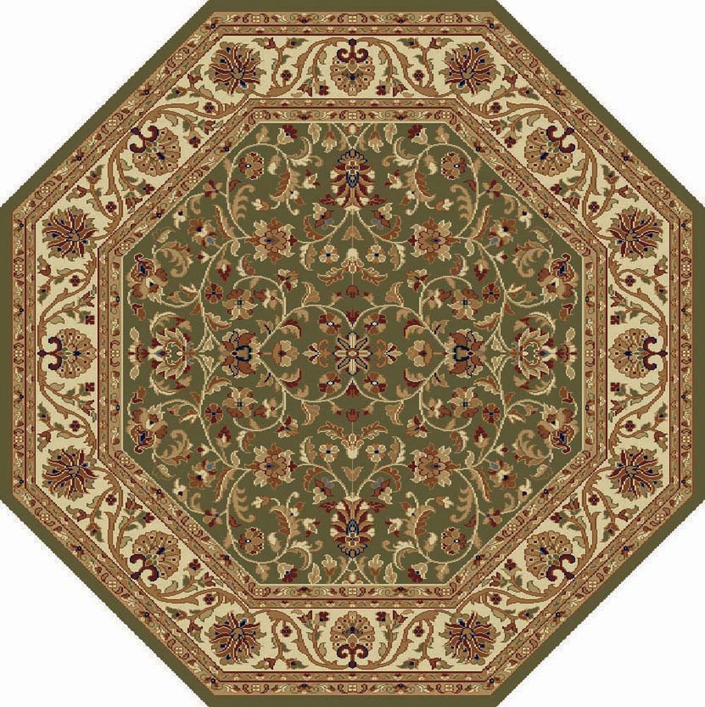 Tayse Sensation Area Rug Traditional Green Vines Leaves - Walmart.com
