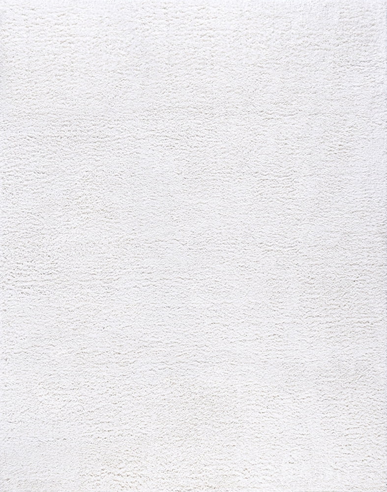Tayse Soho Shag Shag Area Rug SOH1300 Transitional White Plush Stark 5 ...