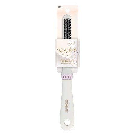 Evolve Triple Edge Styler Brush, 3-in-1 Hair Tool for Sleek Edges and ...