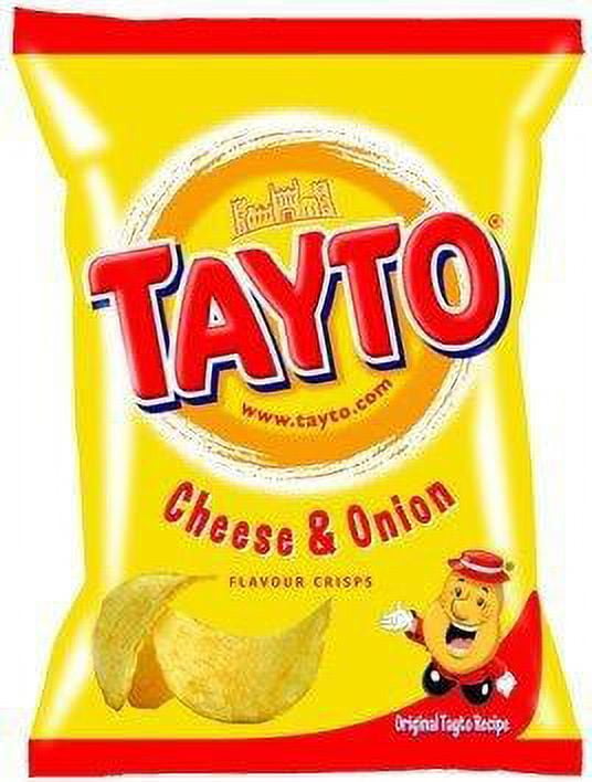 Tayto Cheese & Onion Chips 25g x 6 Pack - Walmart.com