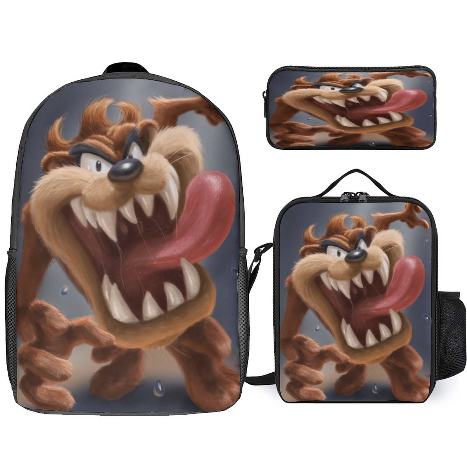 Taz Animal Mani Backpack Set Cartoon Bookbag Backpack Cartoon Backpack ...