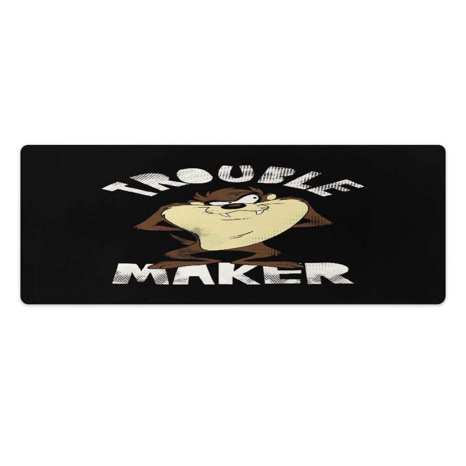 Taz Animal Mania Mouse Pad with Stitched Edge Desk Mat Keyboard Pad for ...