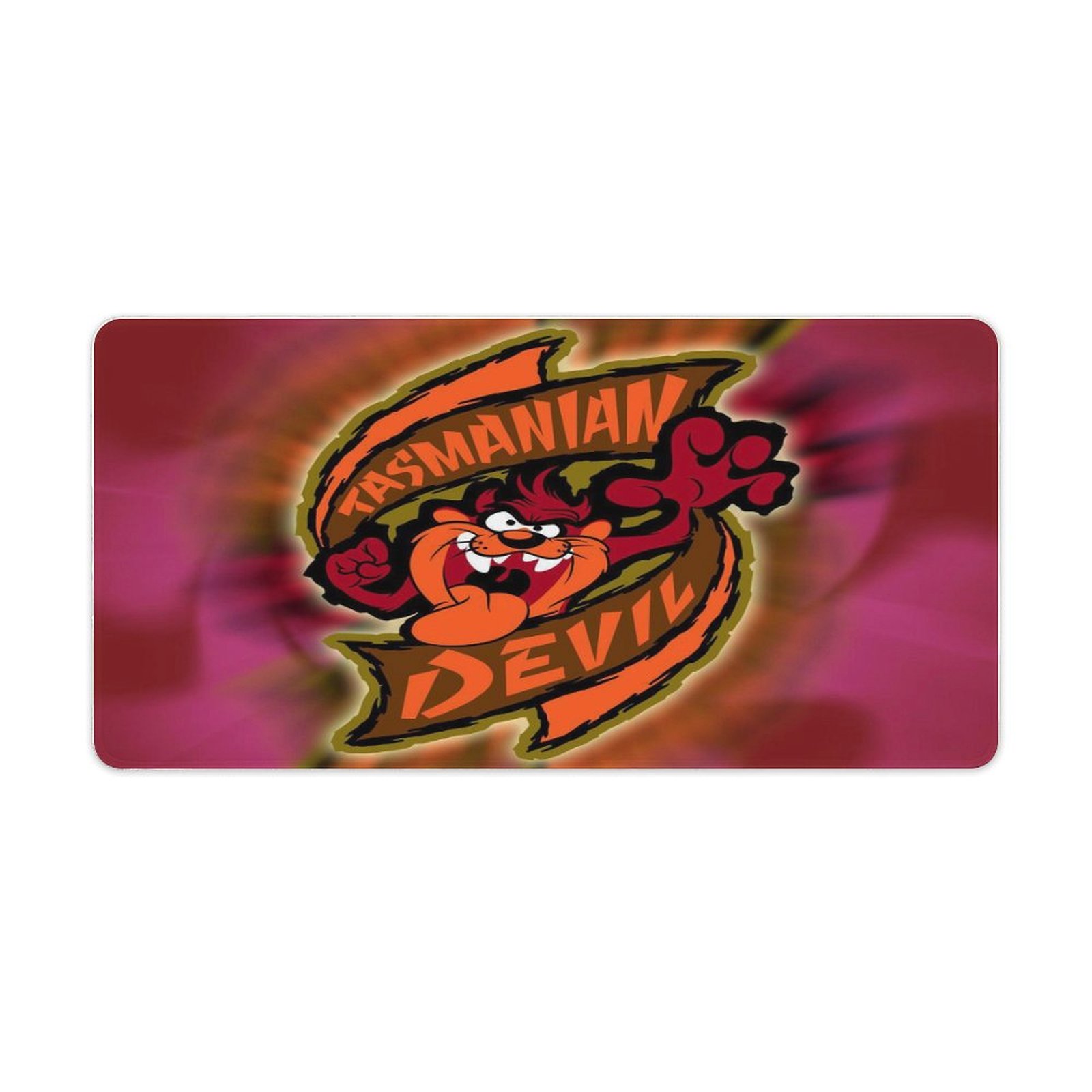 Taz Animal Mania Mouse Pad with Stitched Edge Desk Mat Keyboard Pad for ...
