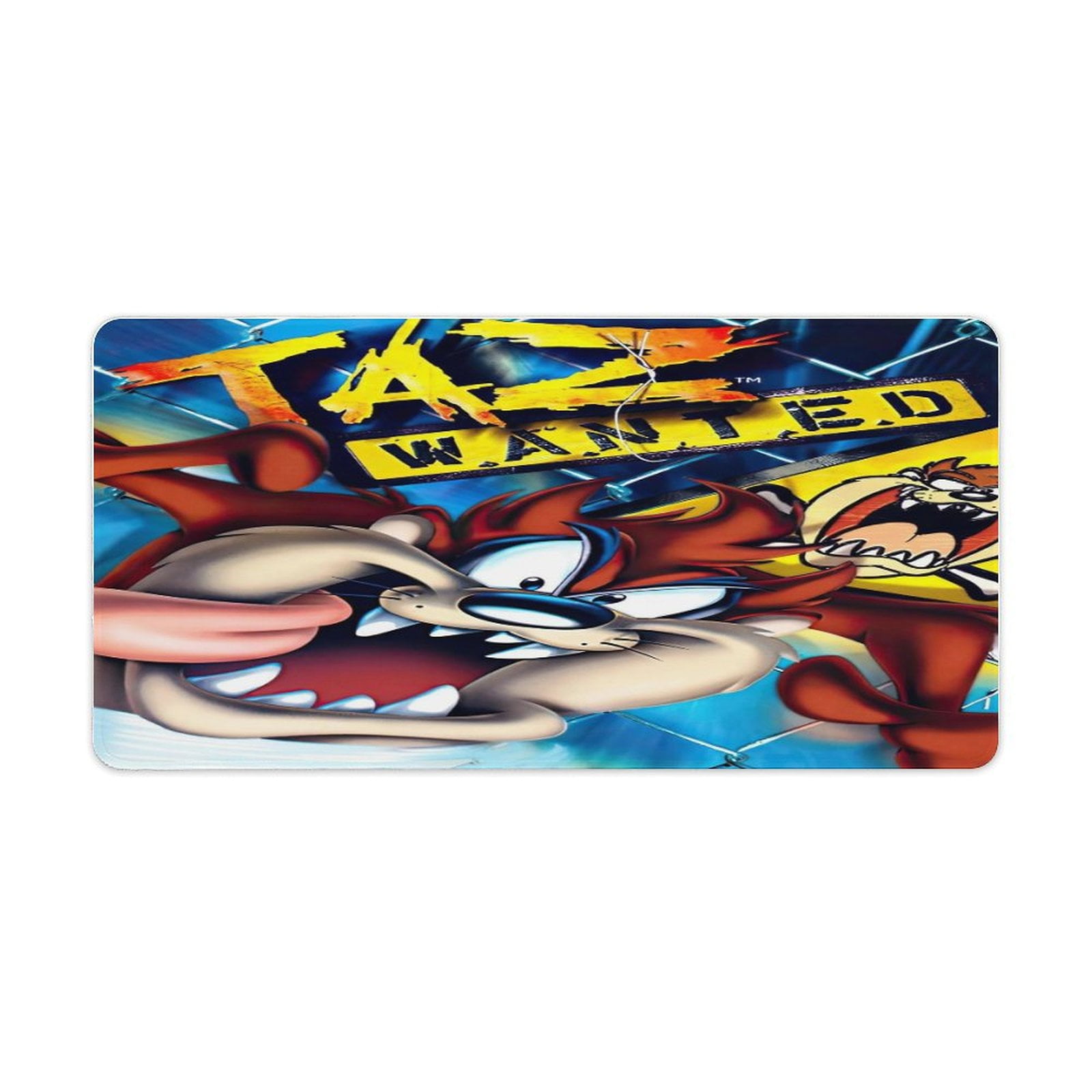 Taz Animal Mania Mouse Pad with Stitched Edge Desk Mat Keyboard Pad for Laptop Computer ...