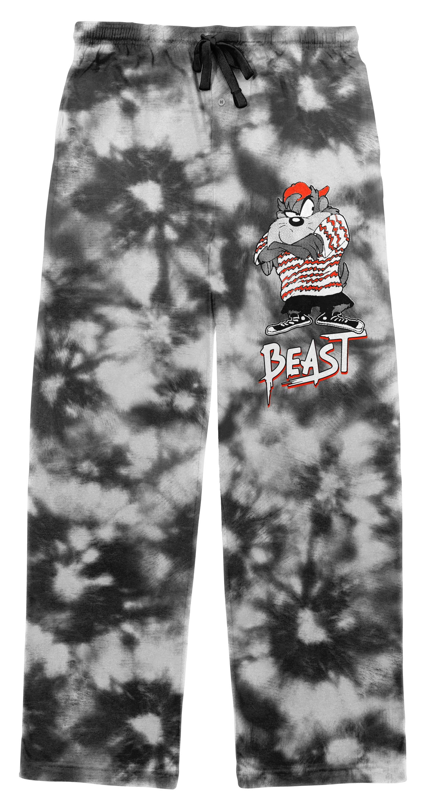 Taz Looney Tunes Made To Order Men's Black Sleep Pajama Pants-Large ...
