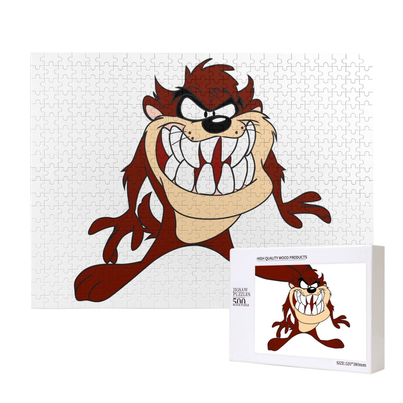 Taz Mania Jigsaw Puzzle 500 Piece Wooden Puzzle Family Decorations ...