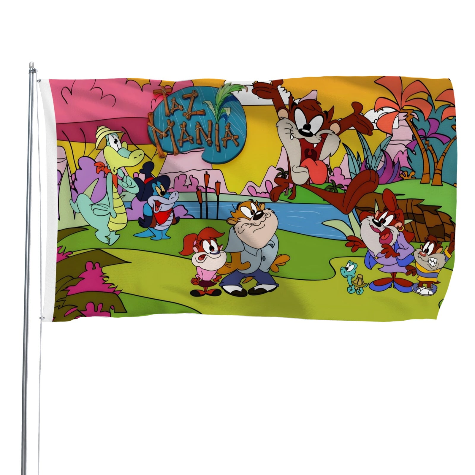 Taz-Mania-themed Printed Flag Perfect gift for fans, friends, and ...