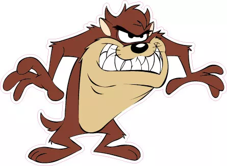 Taz Tazmania Devil Cartoon Sticker Window Decal Phone Decal Water Bottle Stickers Car Decals ...