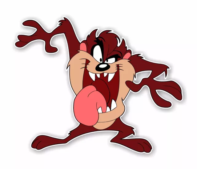 Taz Tongue Out Sticker Phone Decal Water Bottle Stickers Car Decals ...