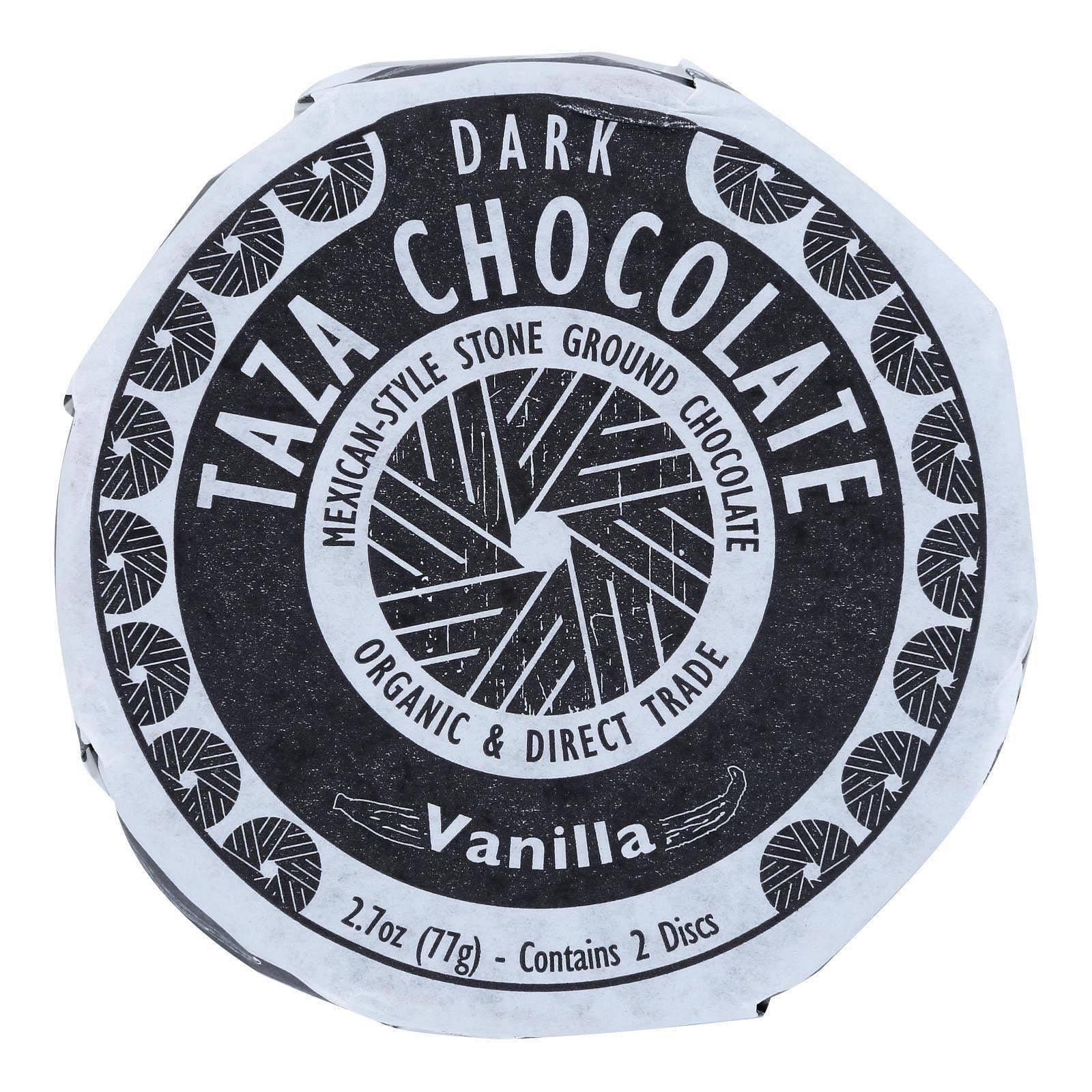 Taza Chocolate Organic Mexicano BCF26 Disc 50% Dark Chocolate, Vanilla ...