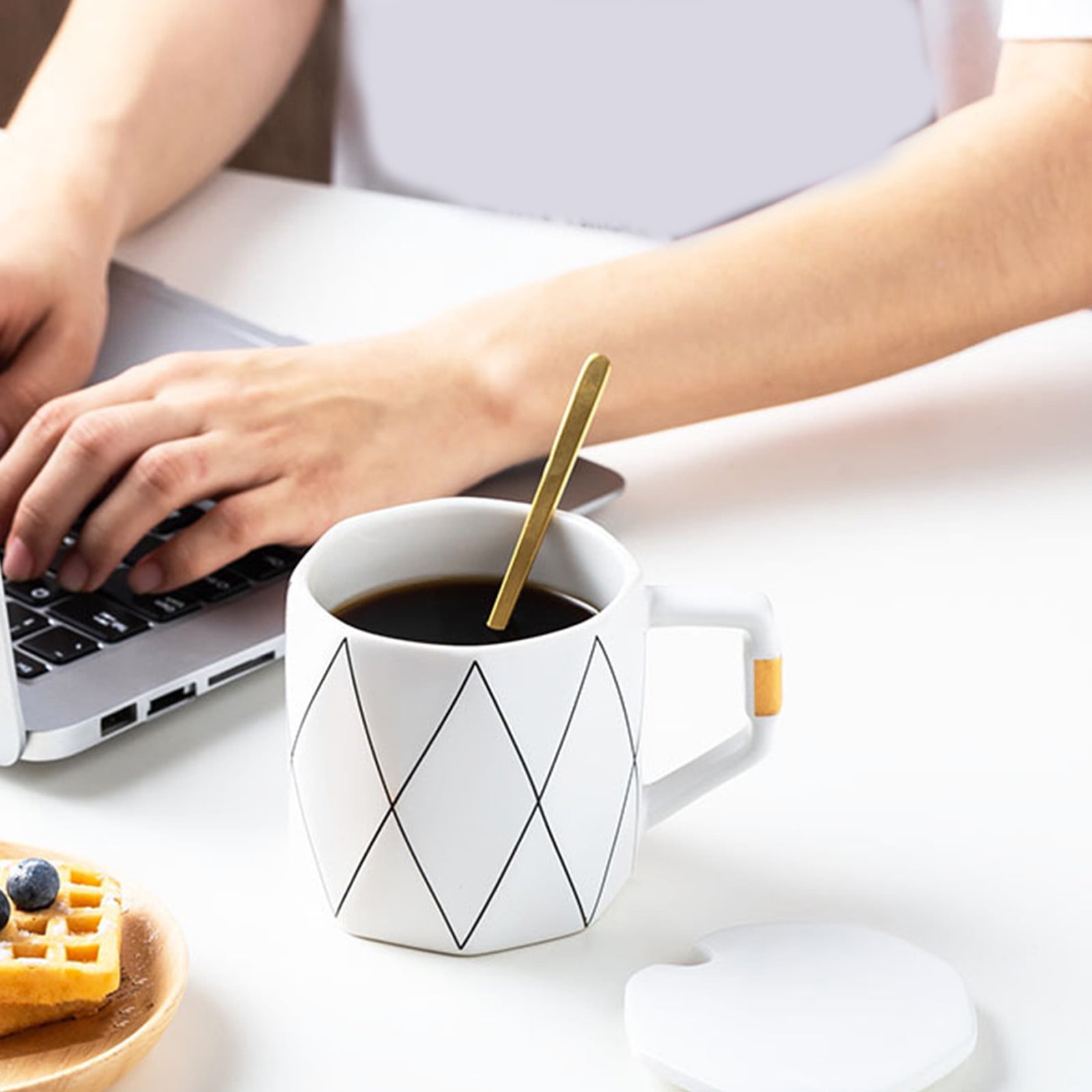 Taza de cerámica de 400 ml con capacidad, ideal para café, chocolate ...