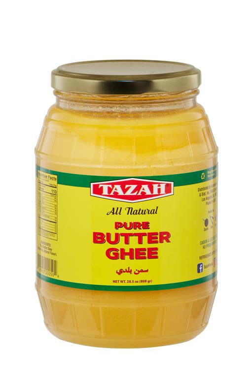 Tazah Butter Ghee 28.5 oz – Clarified Butter for Cooking, Frying ...