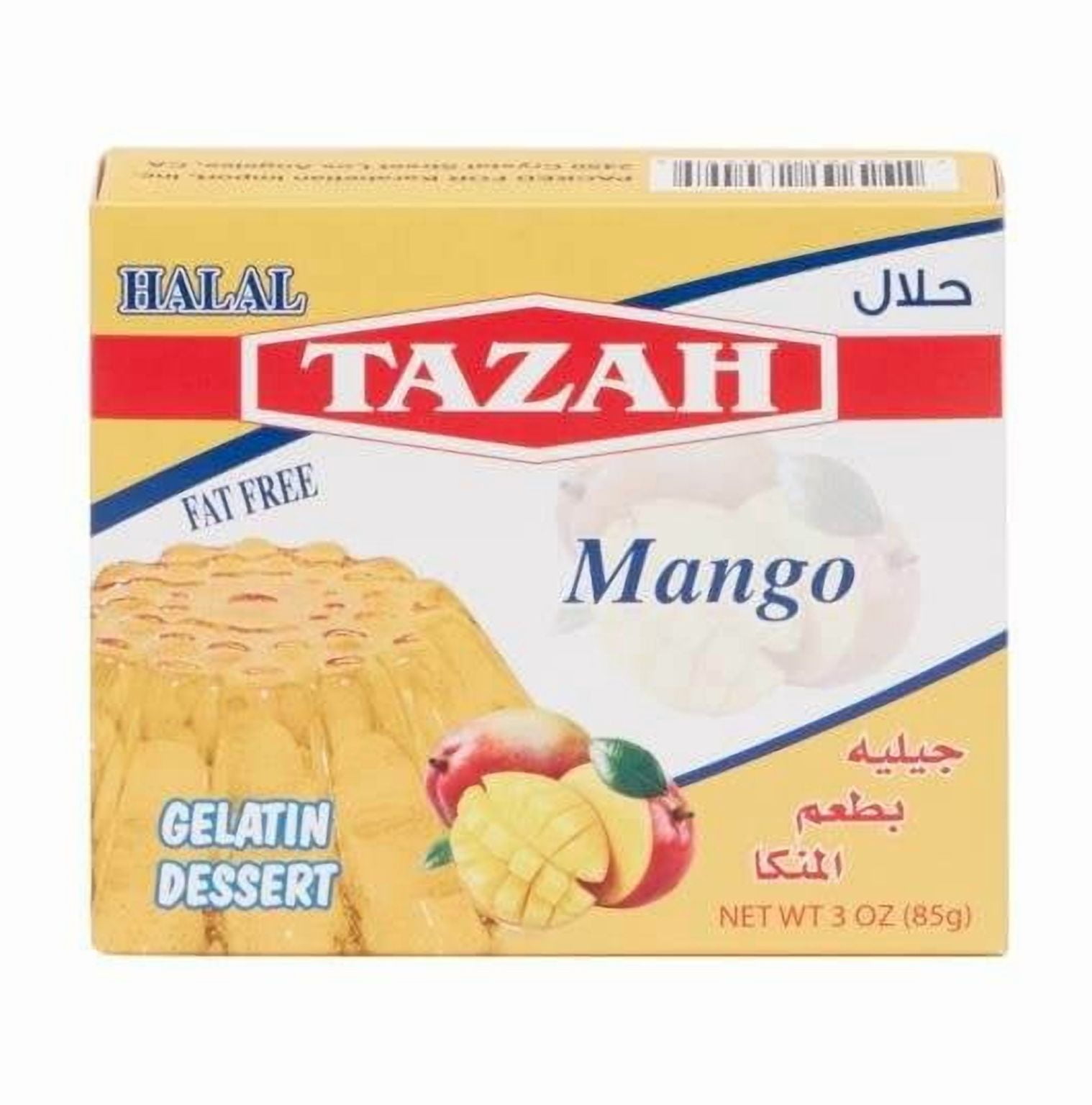 Tazah Halal Mango Gelatin – 3 oz Delicious & Certified Halal Dessert ...