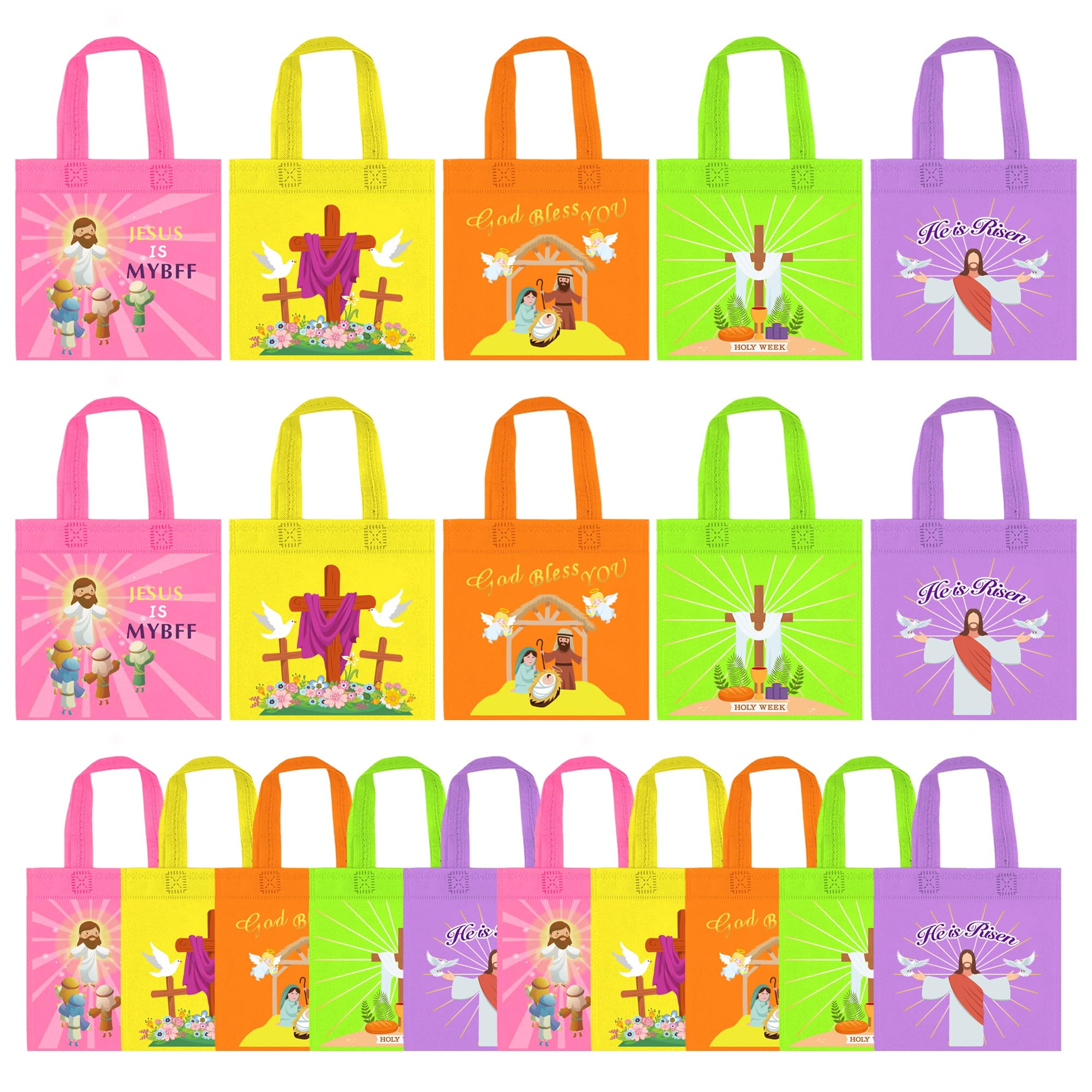 Tazimi 20 PCS Bible Verse Party Favor Bags Jesus Party Supplies Christian Gathering Party Favor ...