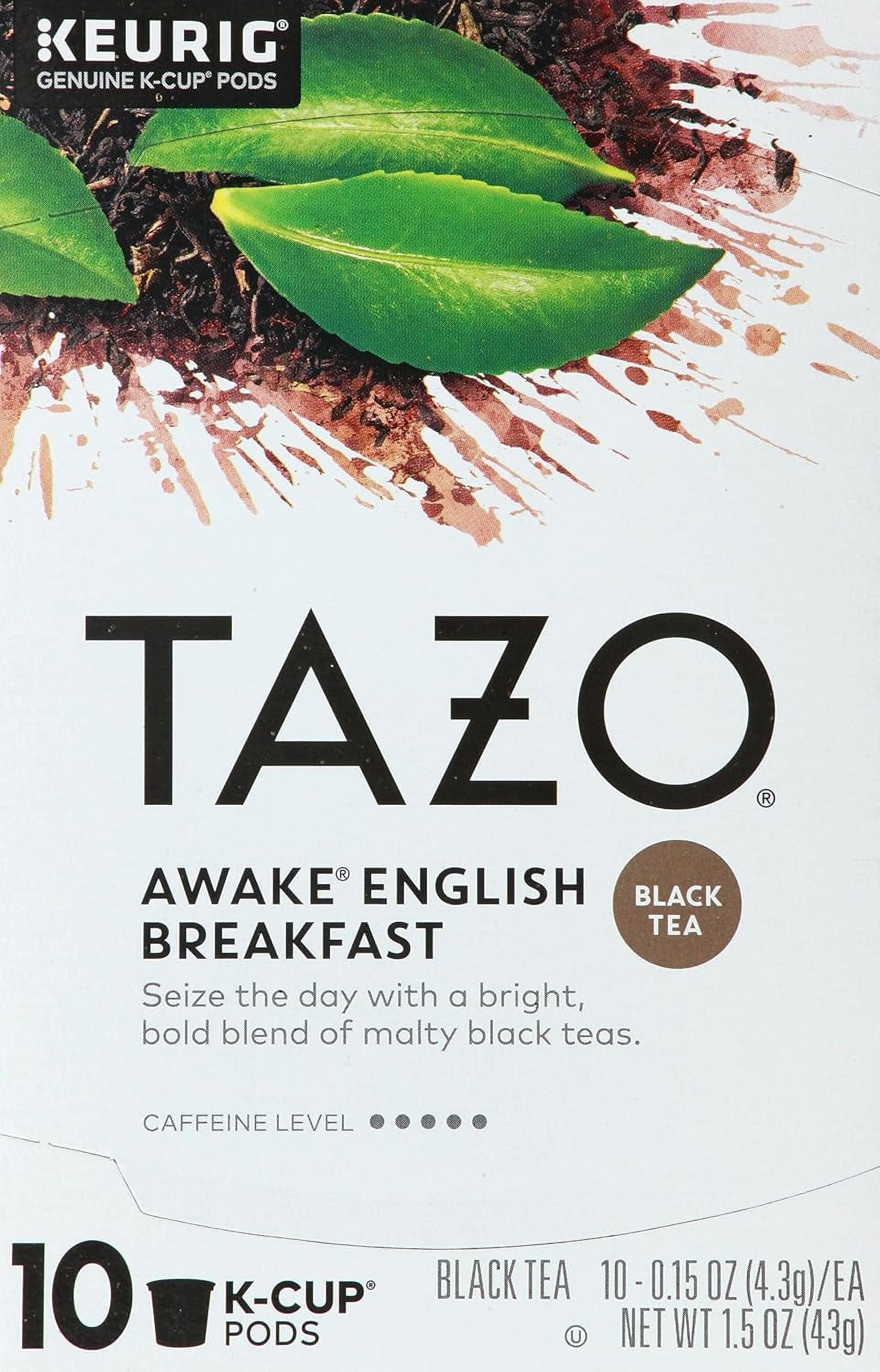 Tazo Awake English Breakfast K-Cup Pods For a Bold Traditional ...