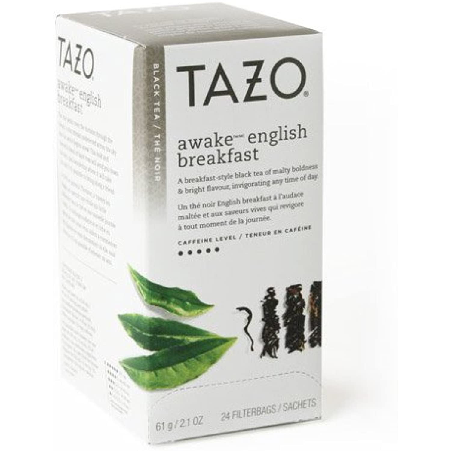 Tazo Awake Filter Bag Tea, 24-Count Packages (Pack Of 6) - Walmart.com