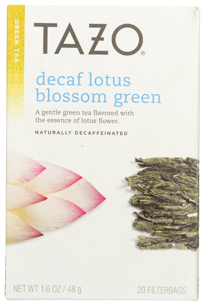 Tazo Decaf Lotus Blossom Green Tea, 20 Count - Walmart.com