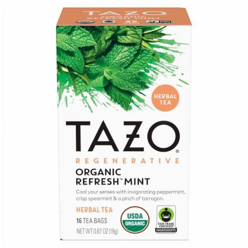 Tazo Refresh Mint Herbal Tea - Walmart.com