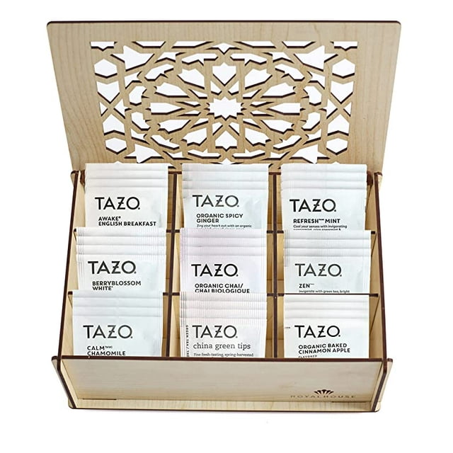 Tazo Tea Bags Sampler Assortment Box - 80 COUNT - Perfect Variety Pack ...