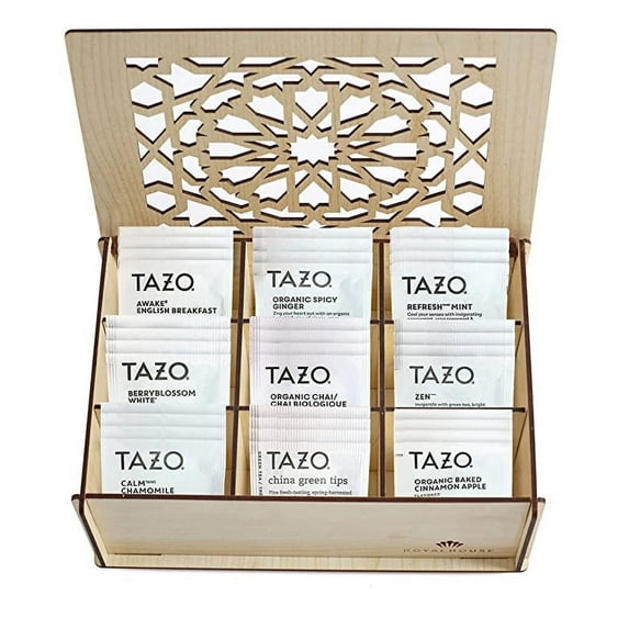 Tazo Tea Bags Sampler Assortment Box - 80 COUNT - Perfect Variety Pack ...