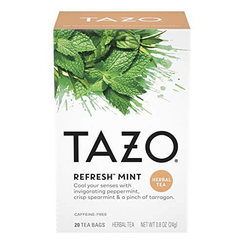 Tazo Tea - Herbal Tea Organic Refresh Mint - Case Of 6-16 Bags ...